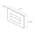 LEDSTEP005D-CC - Recessed horizontal step light - Dals Lighting