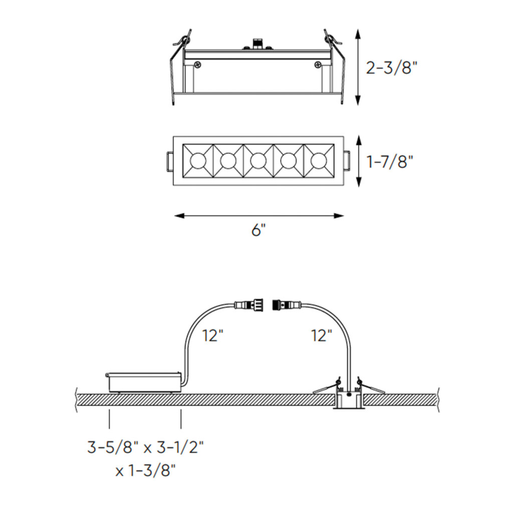 Multi-spot recessed downlight - Dals Lighting