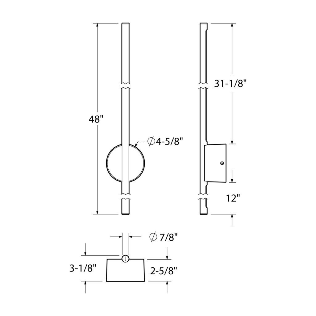 48" linear wall sconce - Dals Lighting