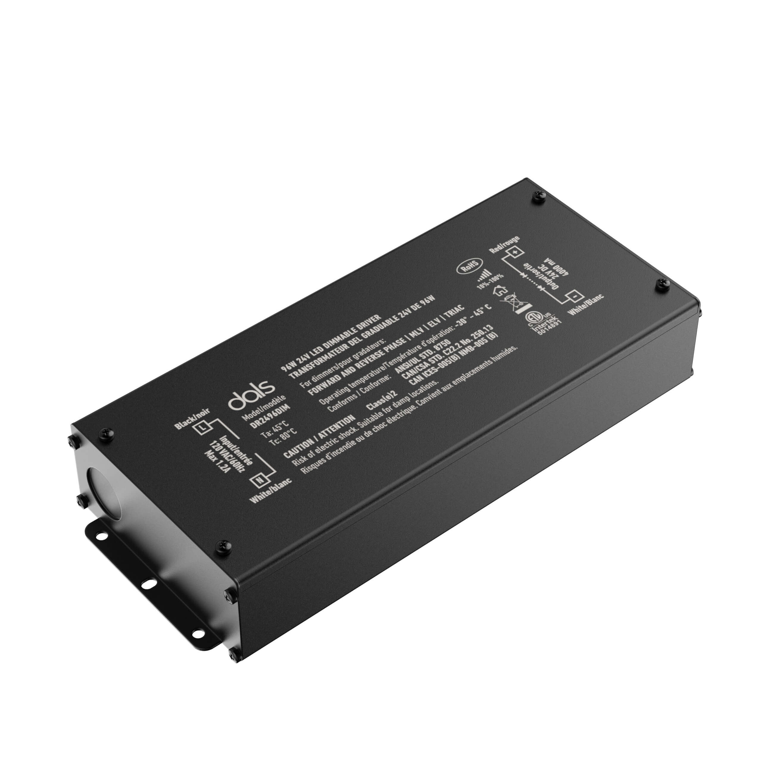 96W 24V hardwire driver - Dals Lighting